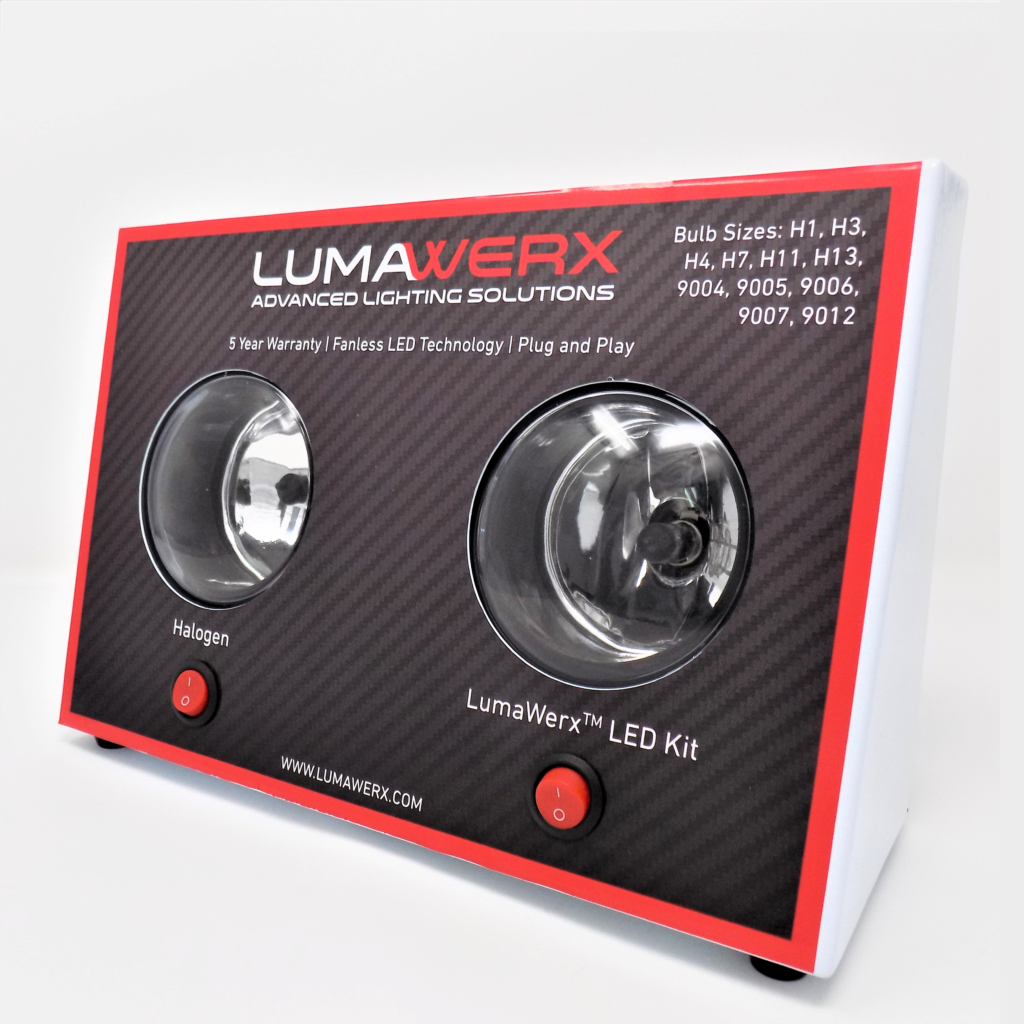 Countertop LED Bulb Display | Fog Lights